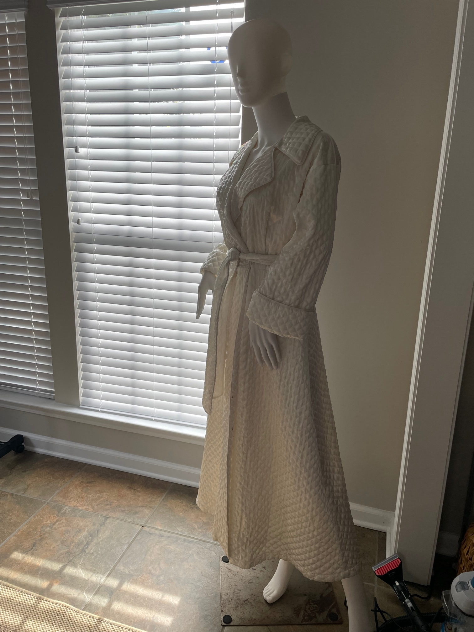 Vintage Robe Victorias Secret Ivory Quilted Sz Petite Small - Etsy