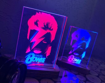 David Bowie Night Light - Etsy