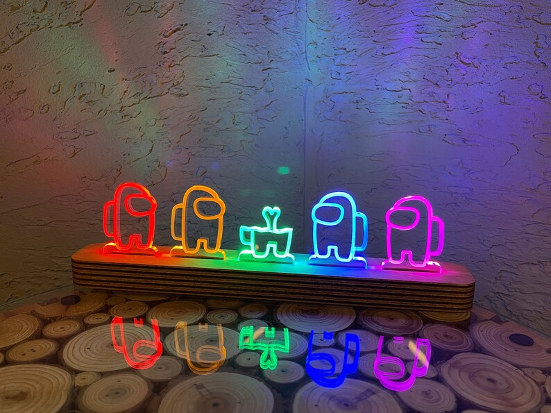 Among US Twitch Gamer Streamer Light Amongus LED Sign - Etsy