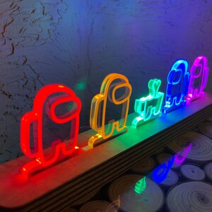 Among US Twitch Gamer Streamer Light Amongus LED Sign - Etsy