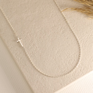 Tiny Cross Necklace, Dainty Pendant Cross Necklace, Christian Gifts for ...