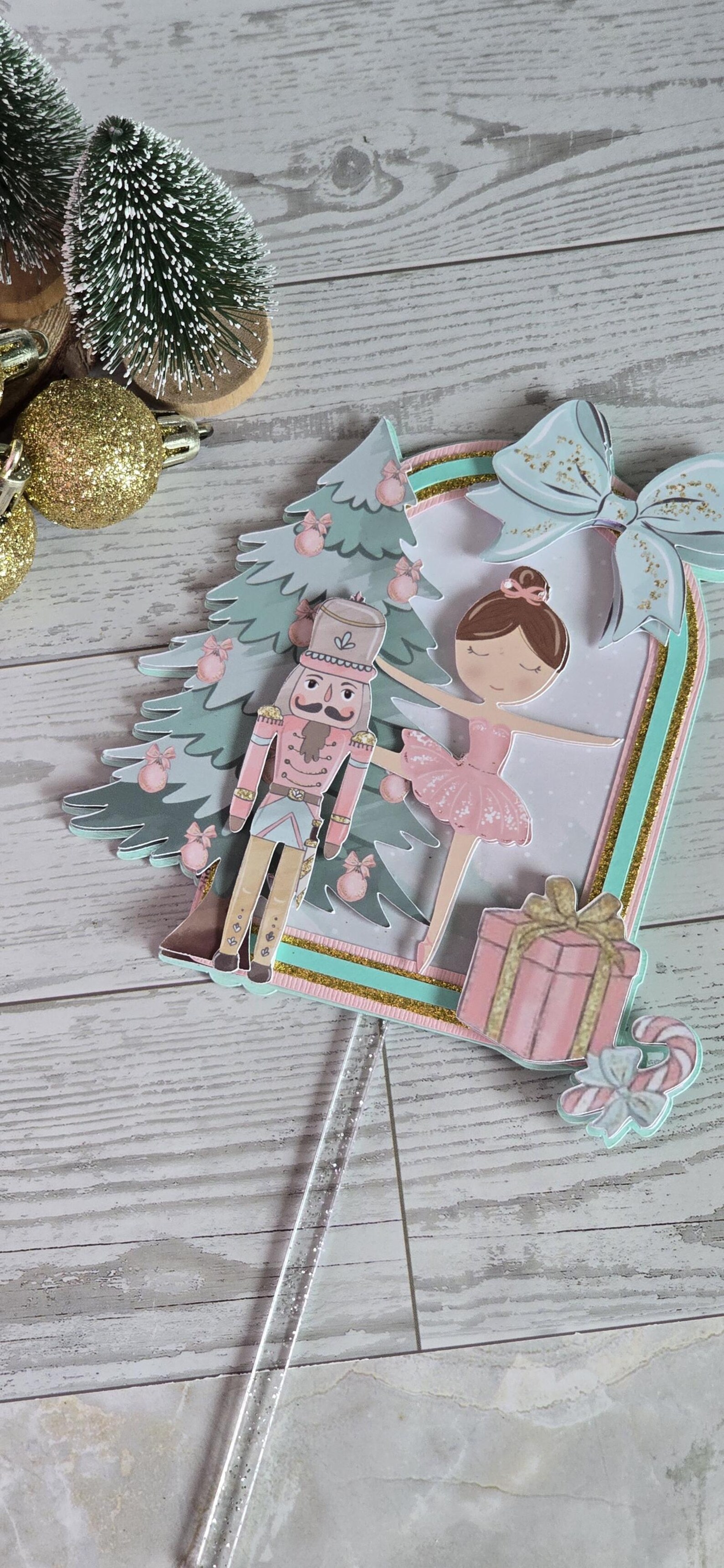 Nutcracker Cake Topper: Christmas Party Decoration - Etsy