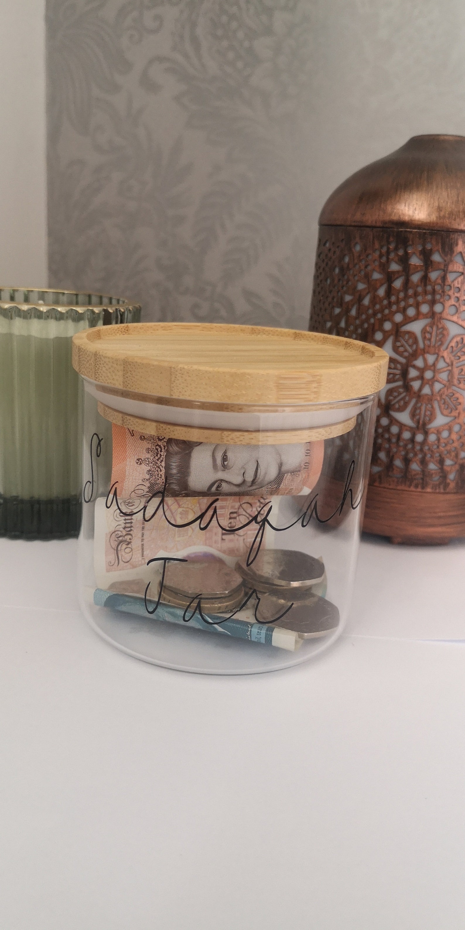 Sadaqah Jar,money Box,savings Box,sadaqah Box,charity Money Box,family ...