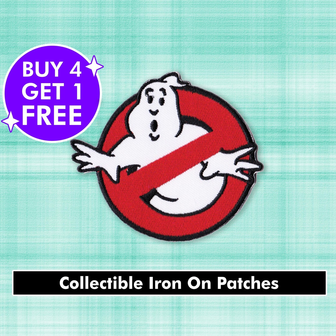 Ghostbusters Logo Patch Funny Ghost Patches Iron on Patch Embroidered ...