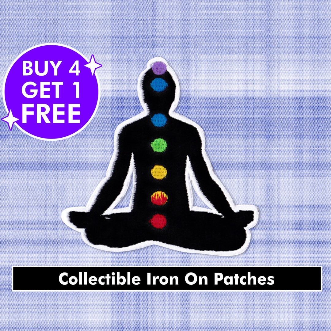Yoga Chakra Patch Positivity Inspirational Patches Iron on Patch ...