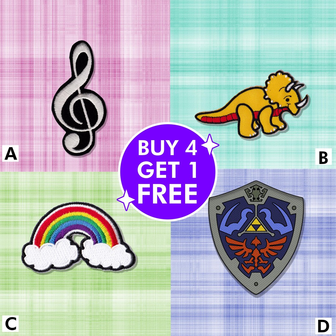 Cute Treble Clef Patch Cute Triceratops Patches Iron on Patch - Etsy