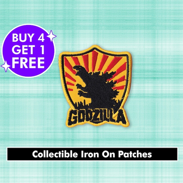 Godzilla Back Patch - Etsy
