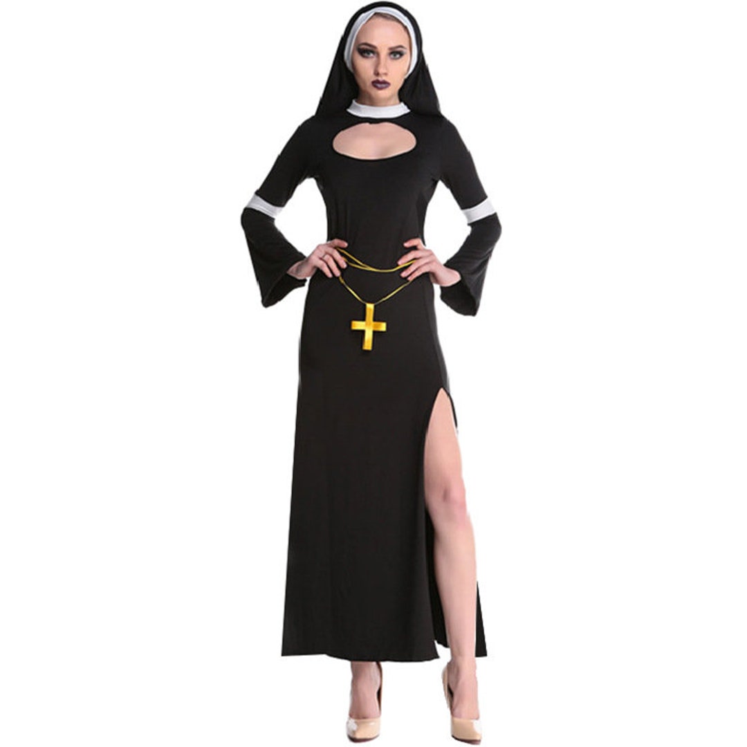 Costume Party Show Nun Uniform Set - Etsy Australia
