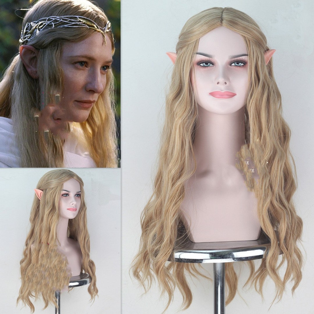 Hobbit Wig Elf Queen Kellantril With Ears Cosplay Anime Wigs - Etsy