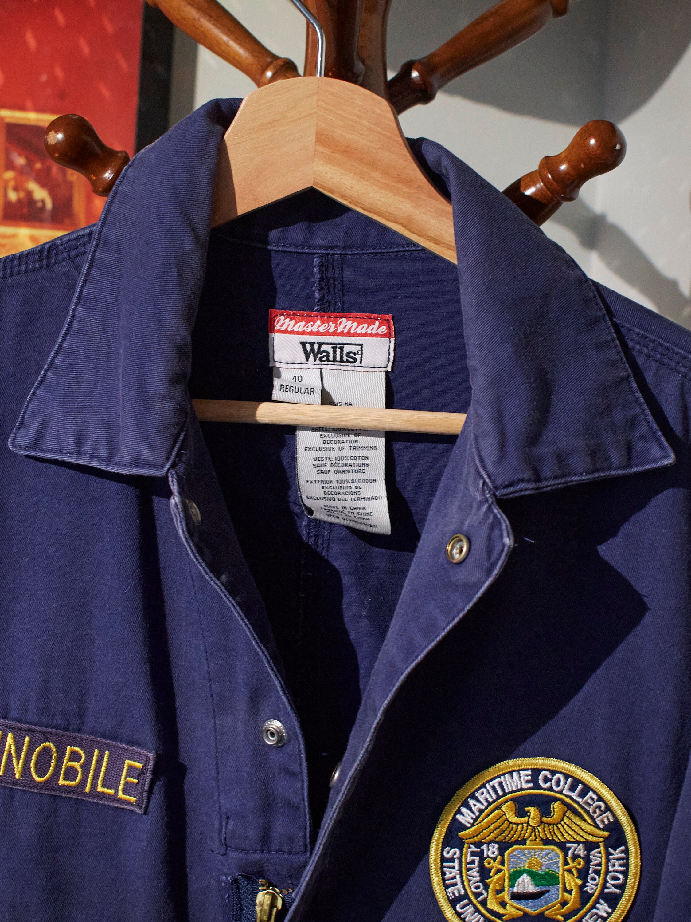 Vintage Master Made Walls Overalls Navy Size 40 W/ Patches - Etsy