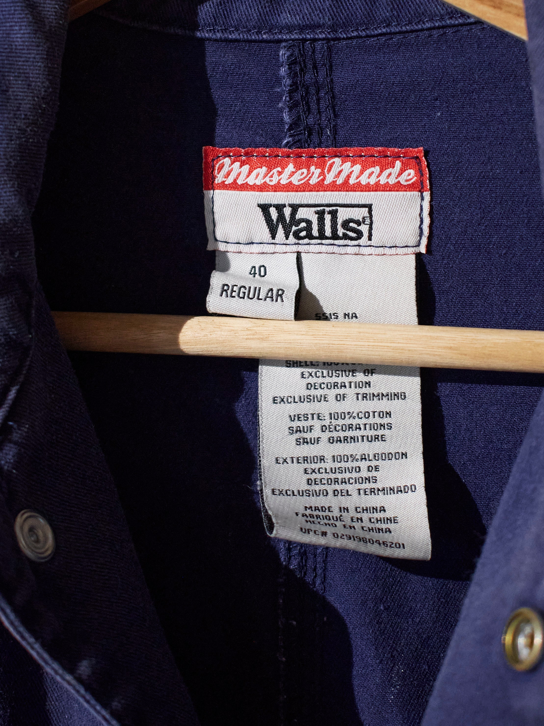 Vintage Master Made Walls Overalls Navy Size 40 W/ Patches - Etsy
