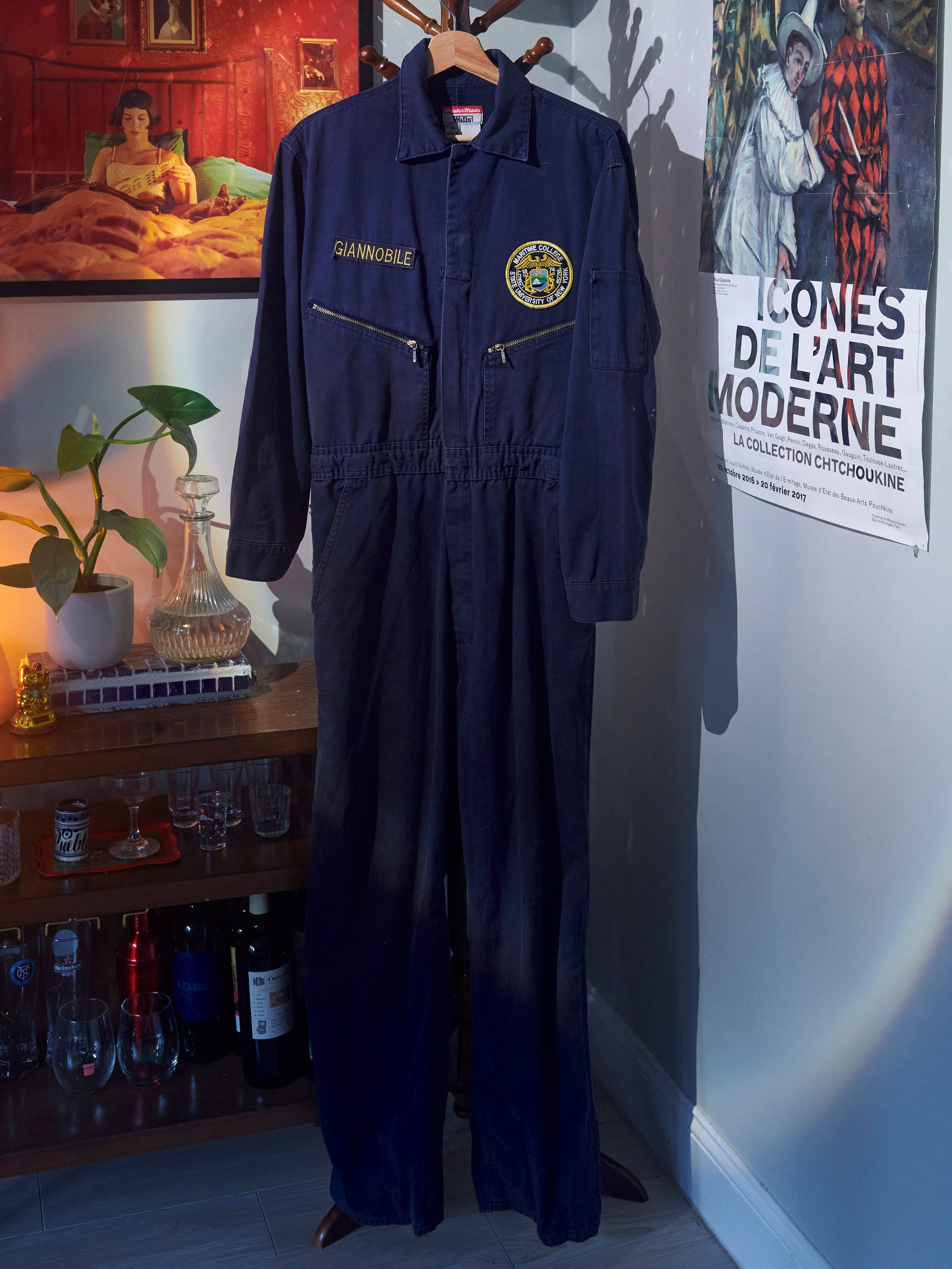 Vintage Master Made Walls Overalls Navy Size 40 W/ Patches - Etsy