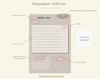 Minimalistic Academic Planner | Digital Academic Calendar | Goodnotes ...