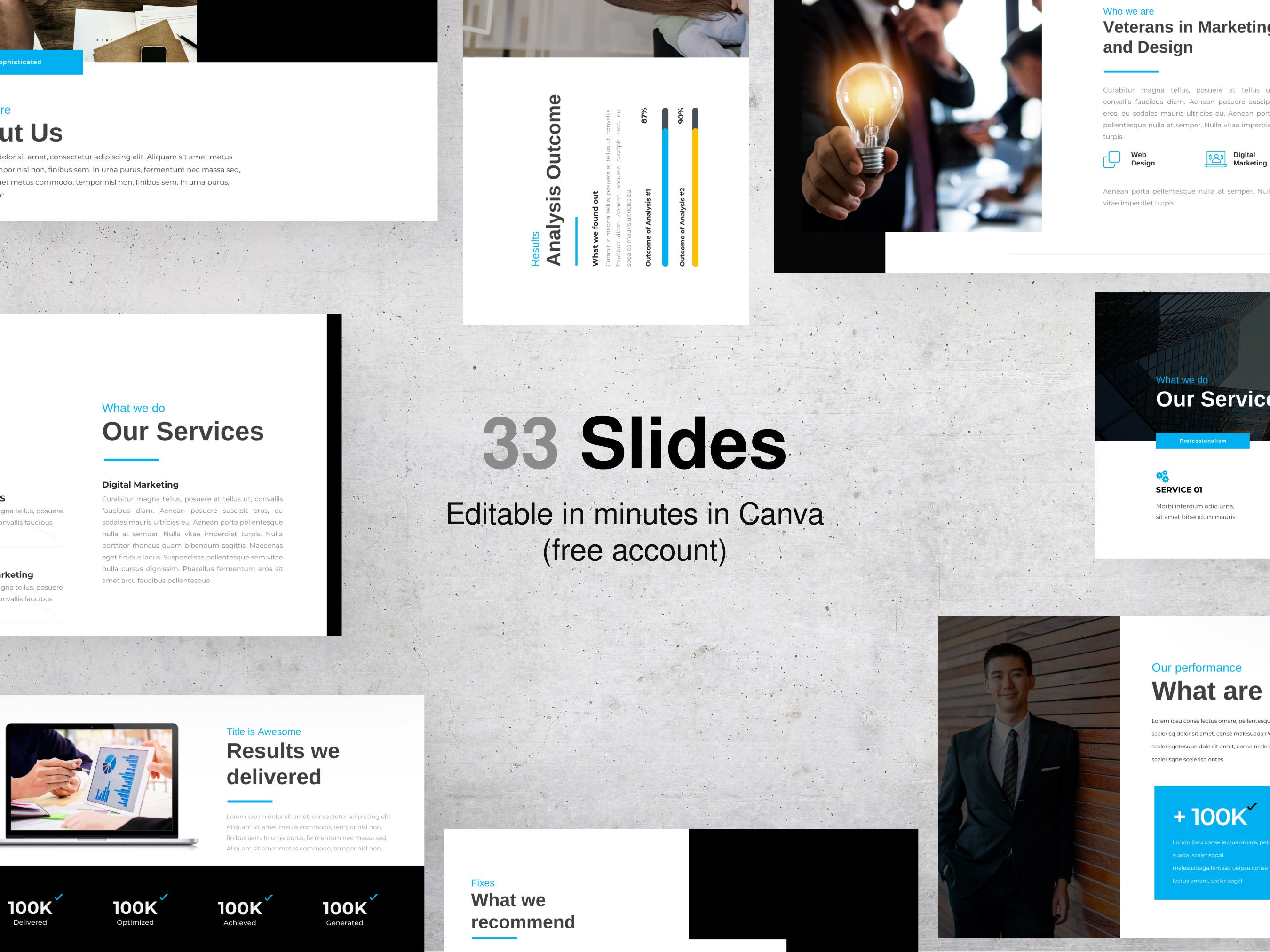Business Presentation Canva Corporate Presentation Startup Template ...