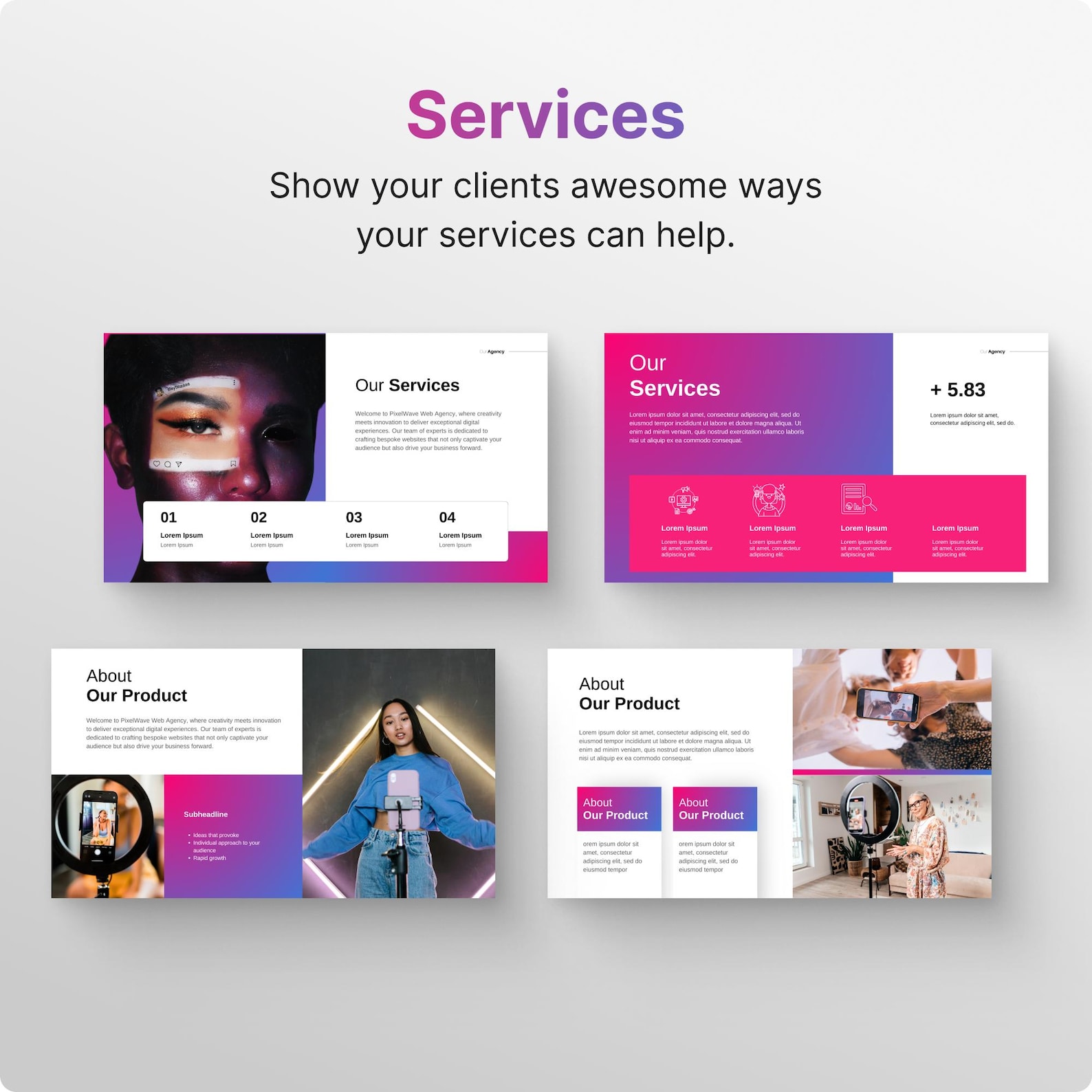 Agency Slide Deck Canva Template, Pitch Deck for Marketing Agencies and ...