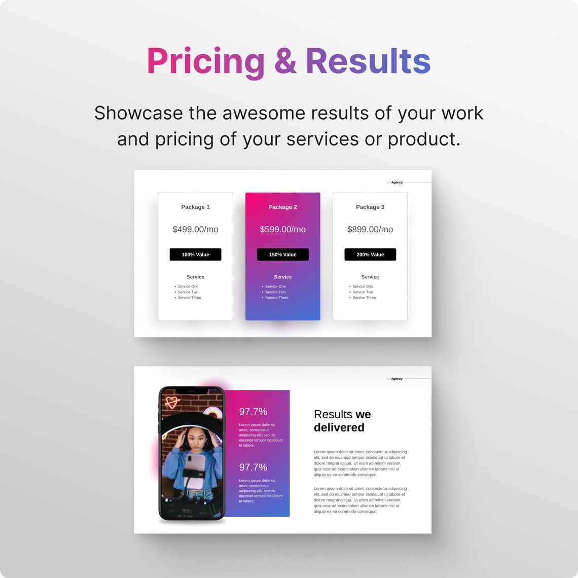 Agency Slide Deck Canva Template, Pitch Deck for Marketing Agencies and ...