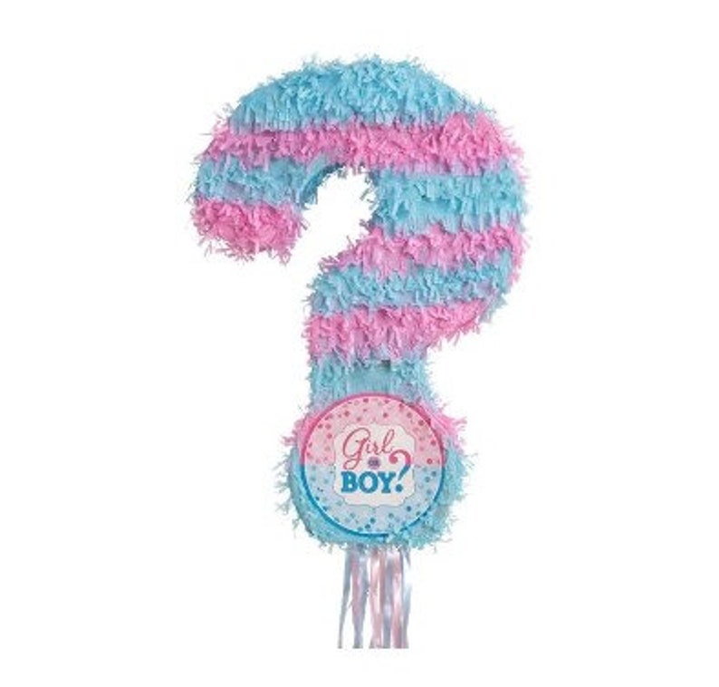 Gender Reveal Pull Pinata Pinata Baby Shower Decorations - Etsy