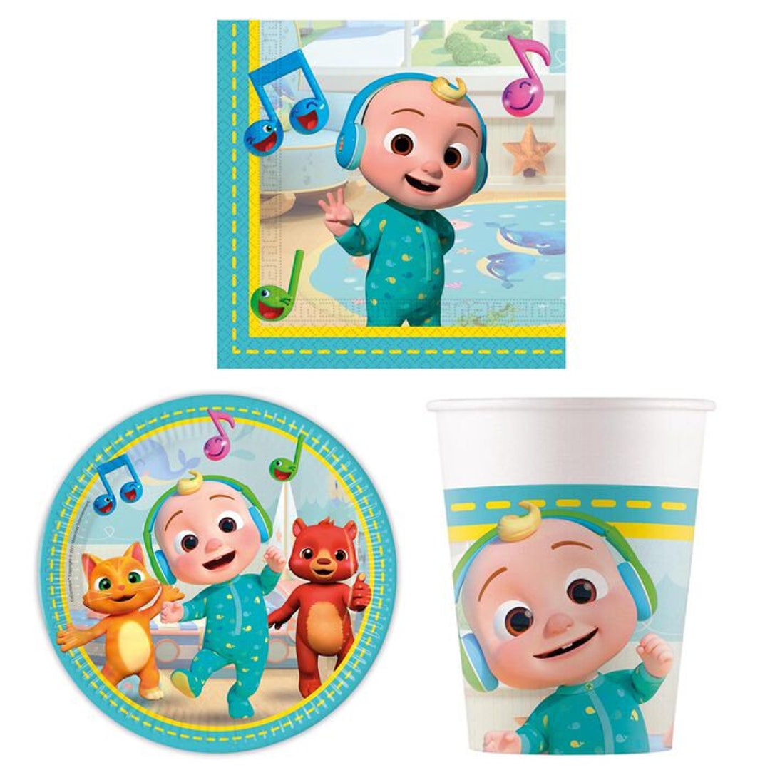 Cocomelon Theme Party Set, Birthday Decor, Party Supplies, Party ...