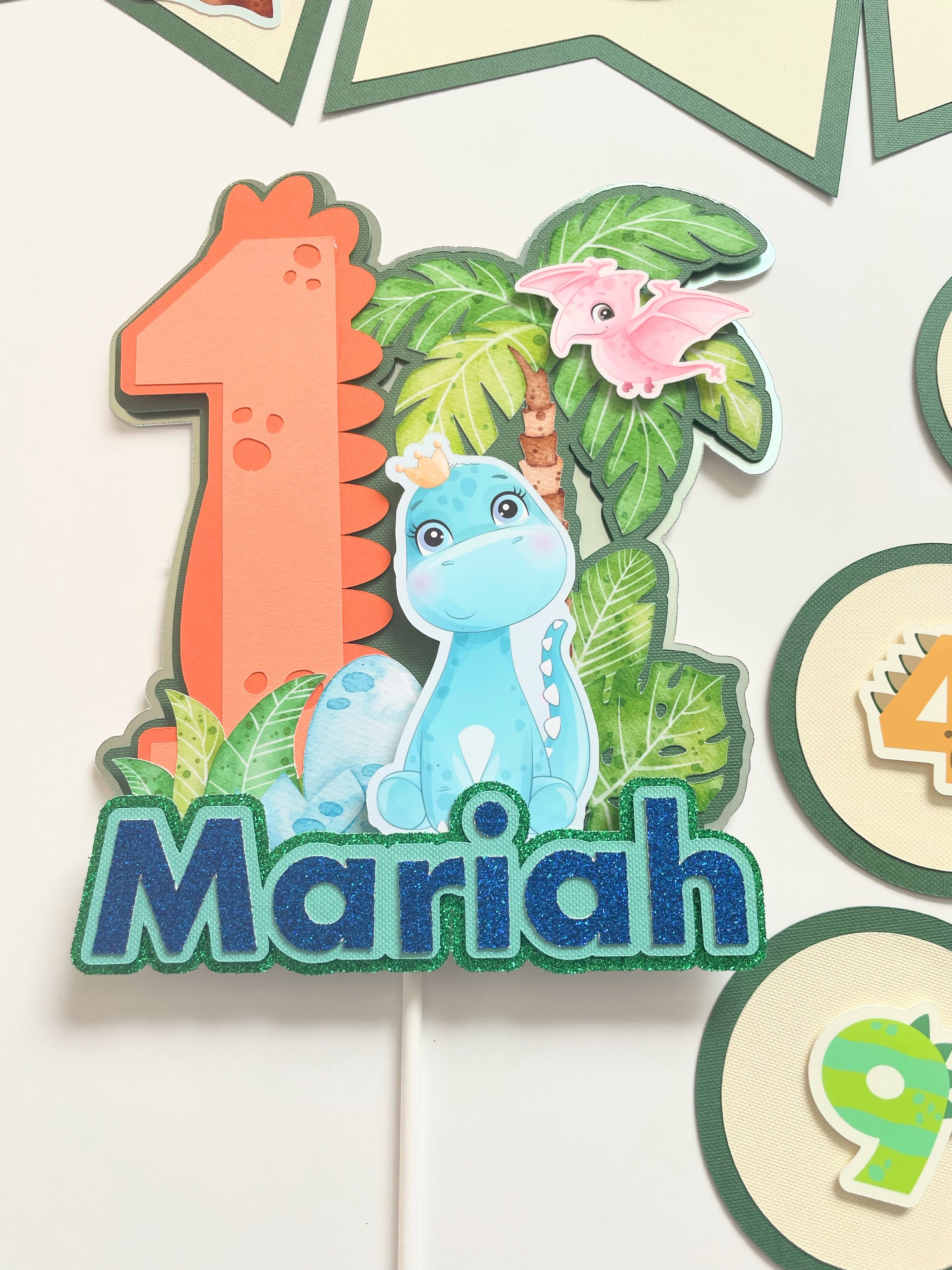 Onederful Dinosaurs First Year Photo Banner Dinos Birthday Party Cute ...