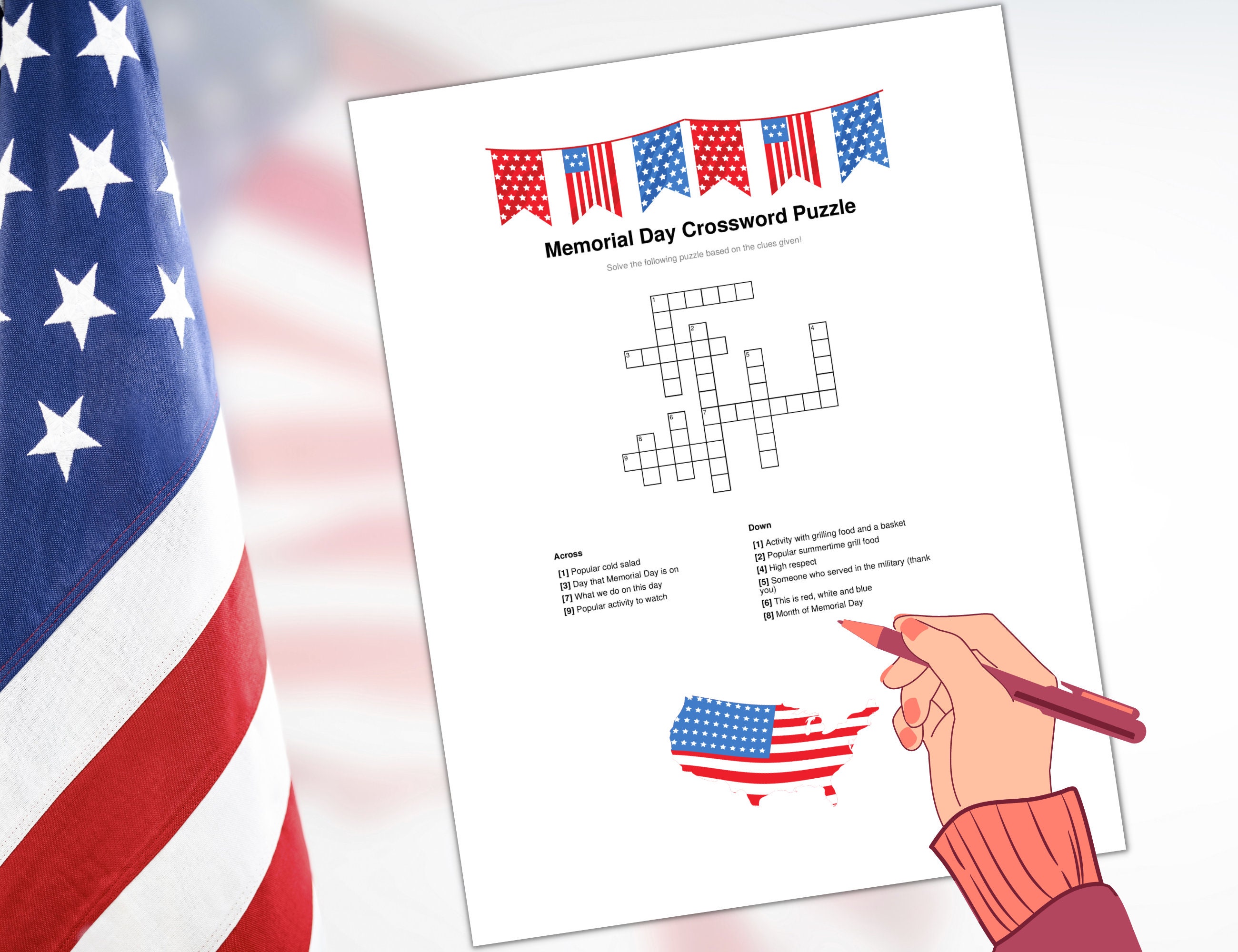 Memorial Day Crossword Puzzle