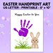 Easter Handprint Art, Handprint Craft, Fingerprint Art, Easter Pre ...