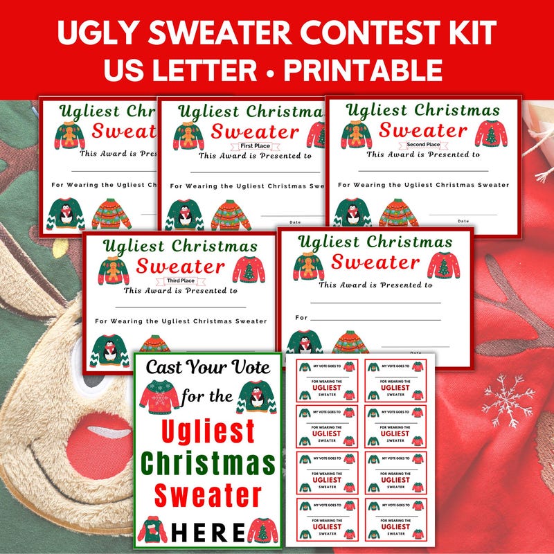 Ugly Sweater Party Kids - Etsy