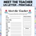 Meet the Teacher, Teacher Favorite Questionnaire, Teacher About Me and ...