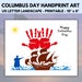 Columbus Day Handprint Art, Handprint Craft, Fingerprint Art, Columbus ...