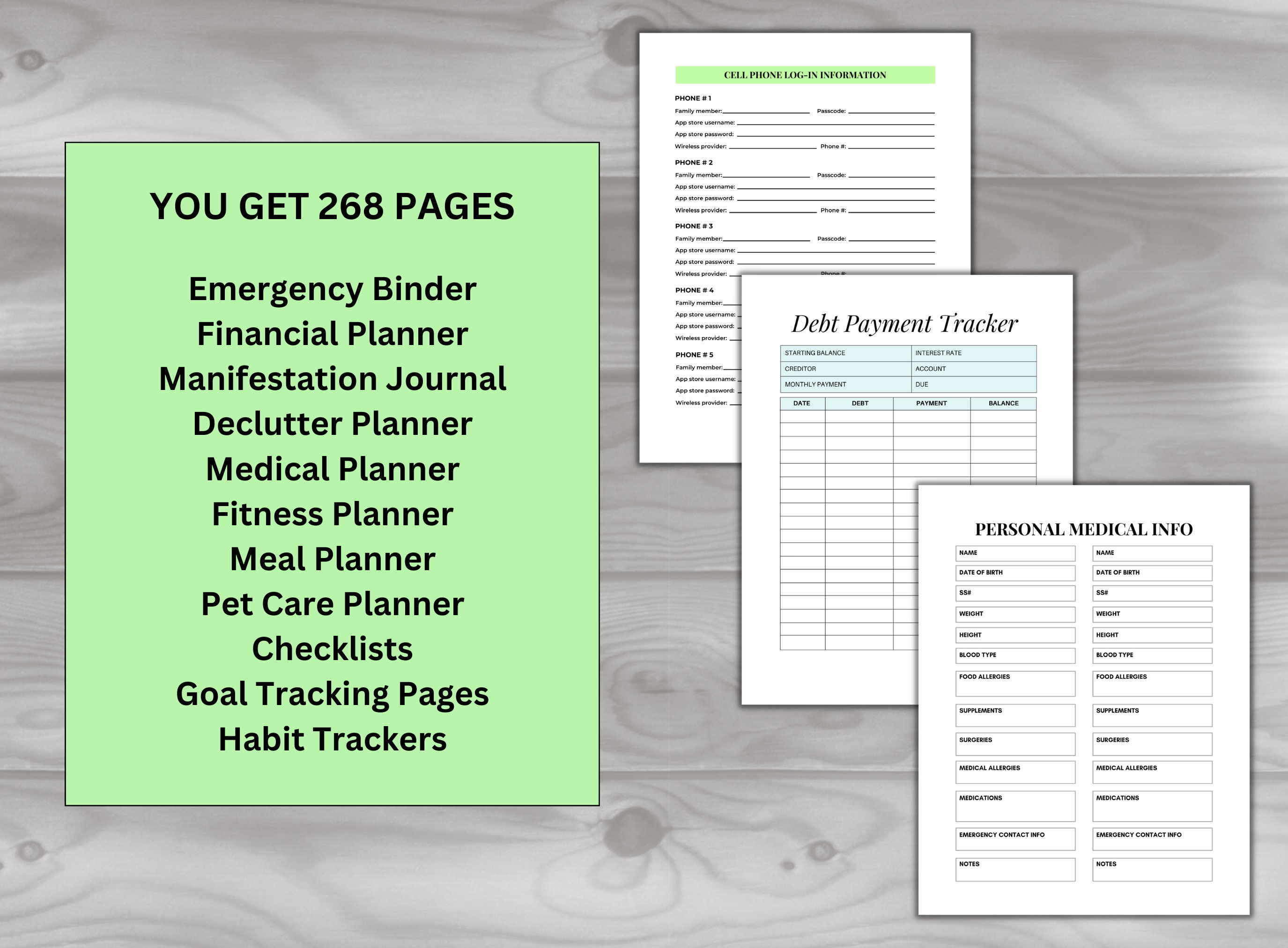 Ultimate Life Planner Printable, Life Binder, Household Planner, Home ...