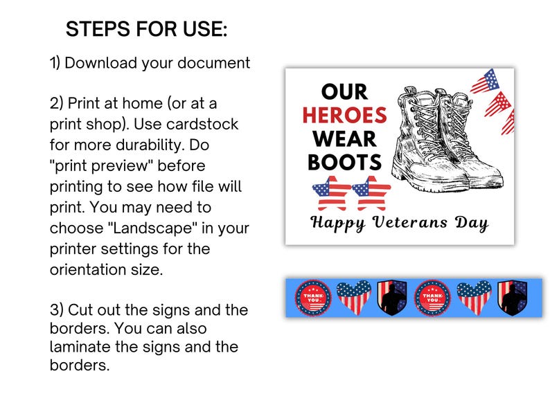 Veterans Day Bulletin Board Kit for Teachers, School, Work and Home ...