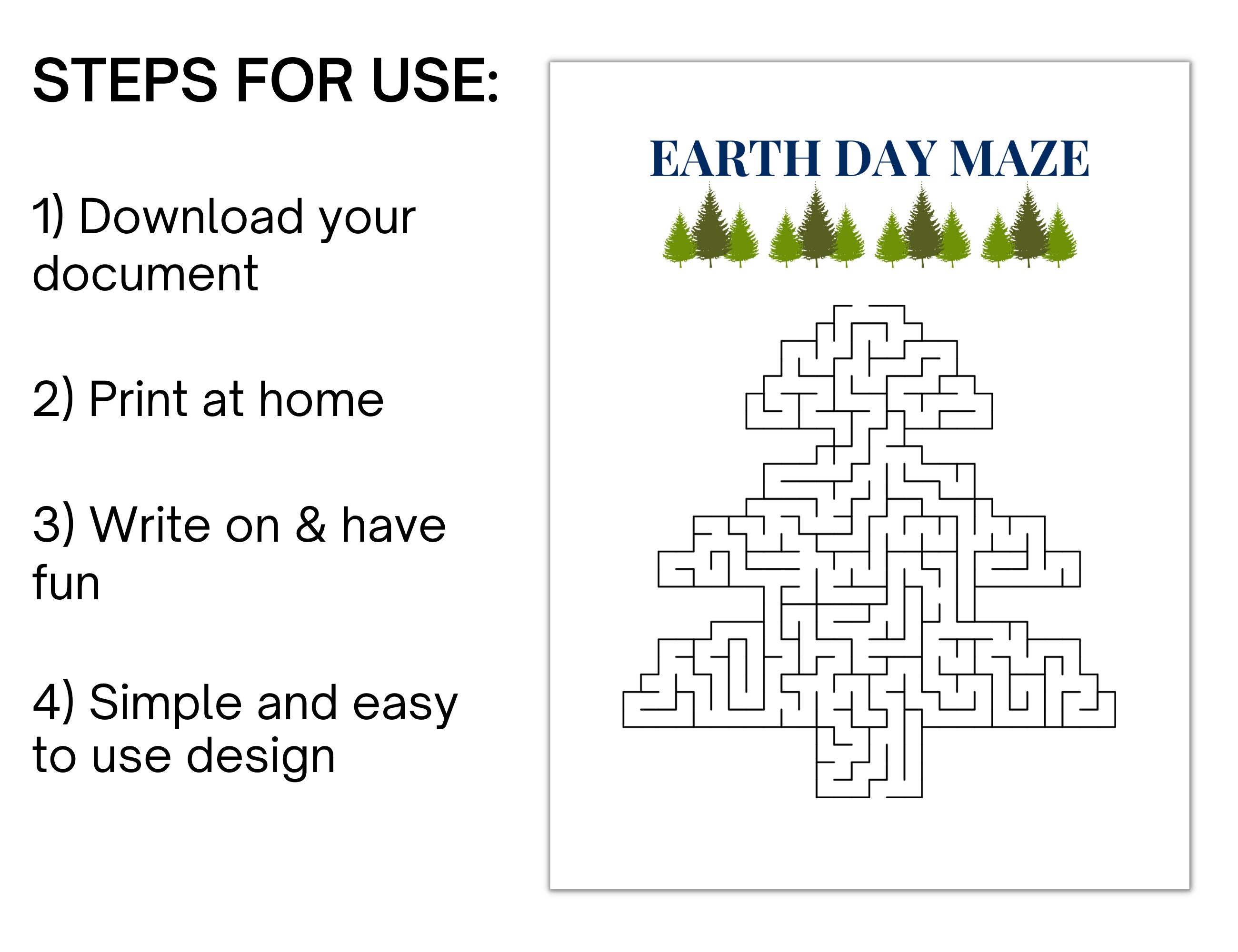 Earth Day Maze