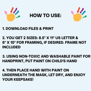 Mardi Gras Handprint Art, Mardi Gras Printable, Handprint Craft ...