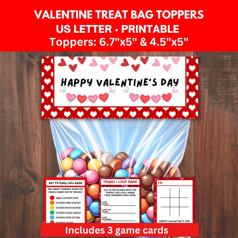 Valentine Treat Bag - Etsy
