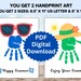Summer Handprint Art for Kids and Toddlers, Handprint Craft for Summer ...
