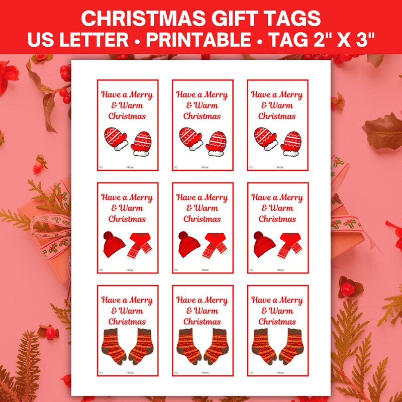 Christmas Sock Gift Tag - 60+ Gift Ideas for 2025