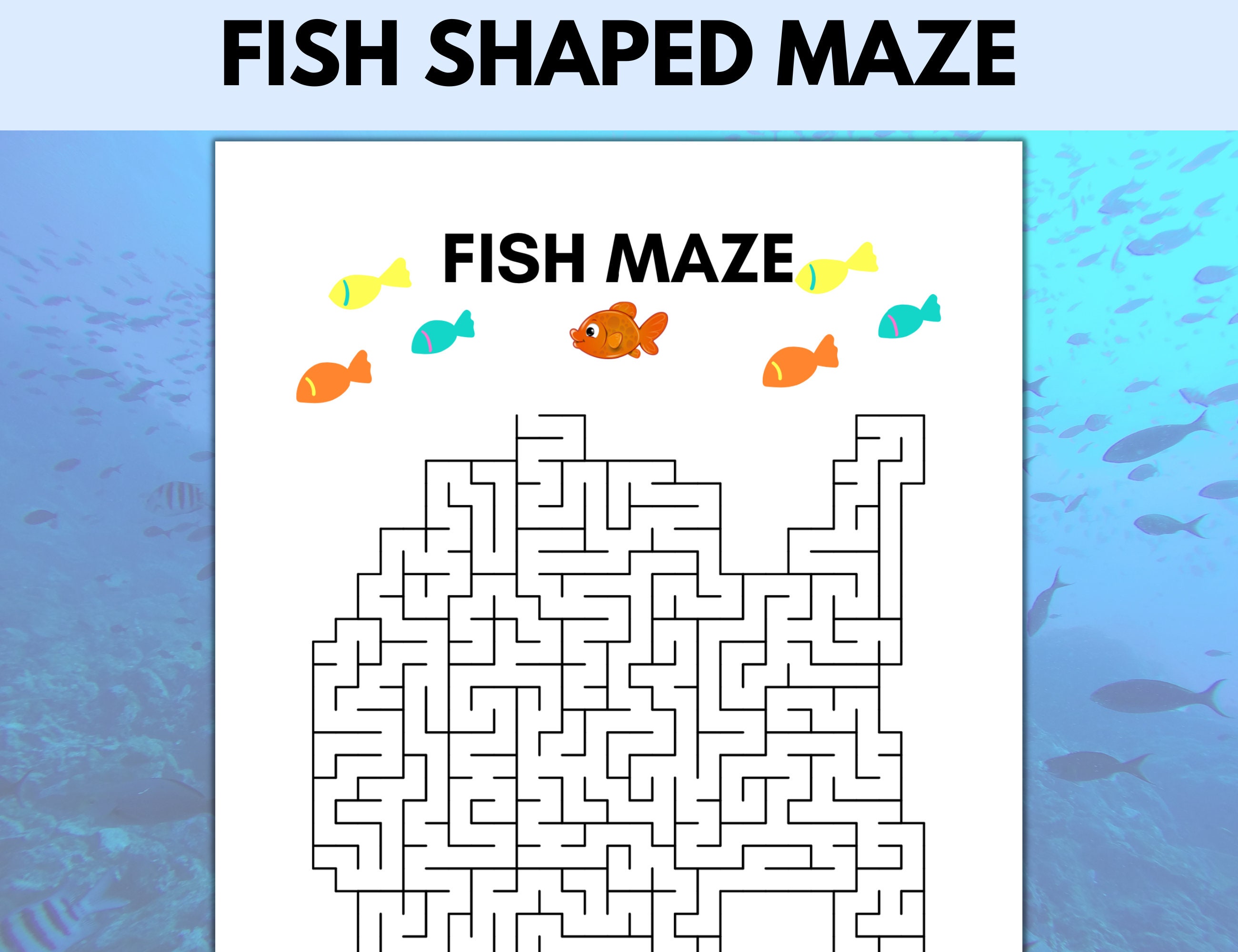 Kids Fish Maze