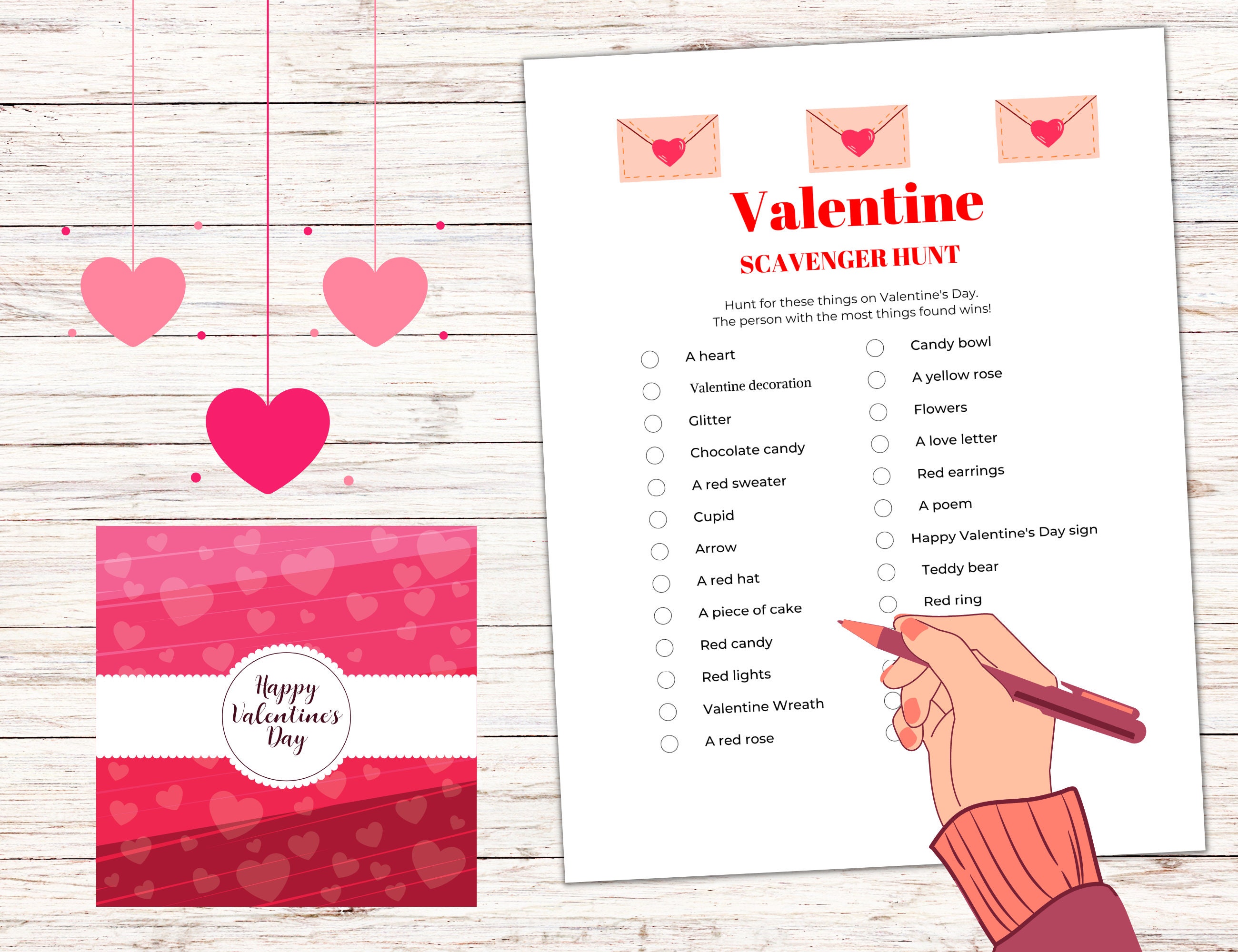 Juegos de San Valentín imprimibles Juego de fiesta de San - Etsy México