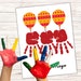 Cinco De Mayo Handprint Art for Kids and Toddlers, Handprint Craft for ...