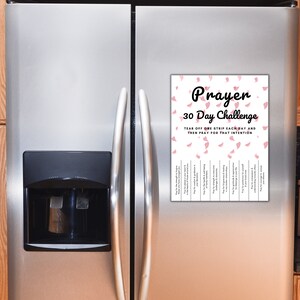 30 Day Christian Prayer Challenge, Printable Prayer Request Cards ...