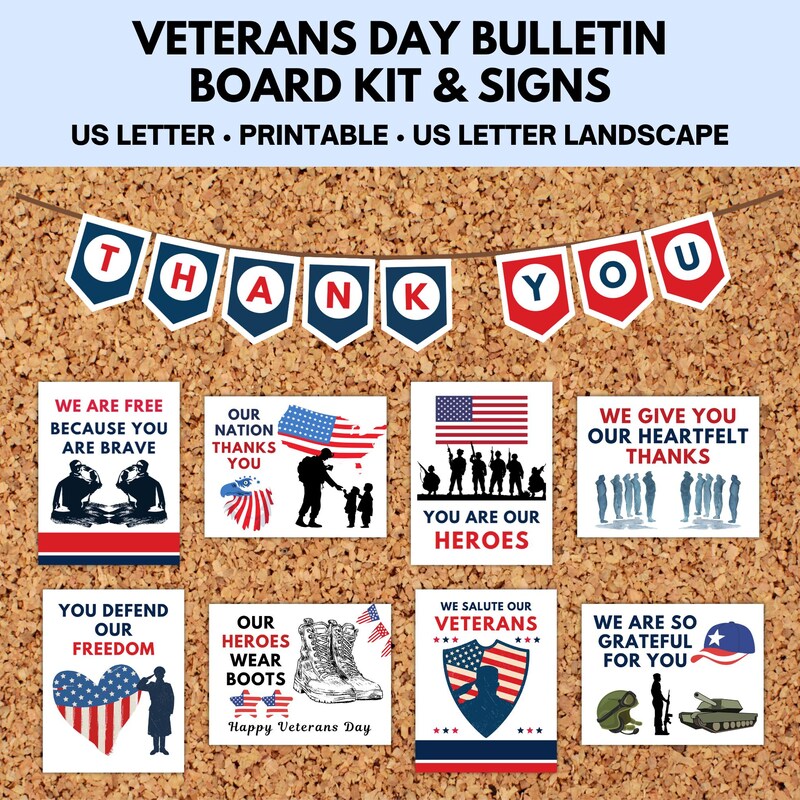 Veterans Day Bulletin Board - Etsy