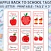 Apple Teacher Tag, First Day of School and Back to School Teacher Gift ...