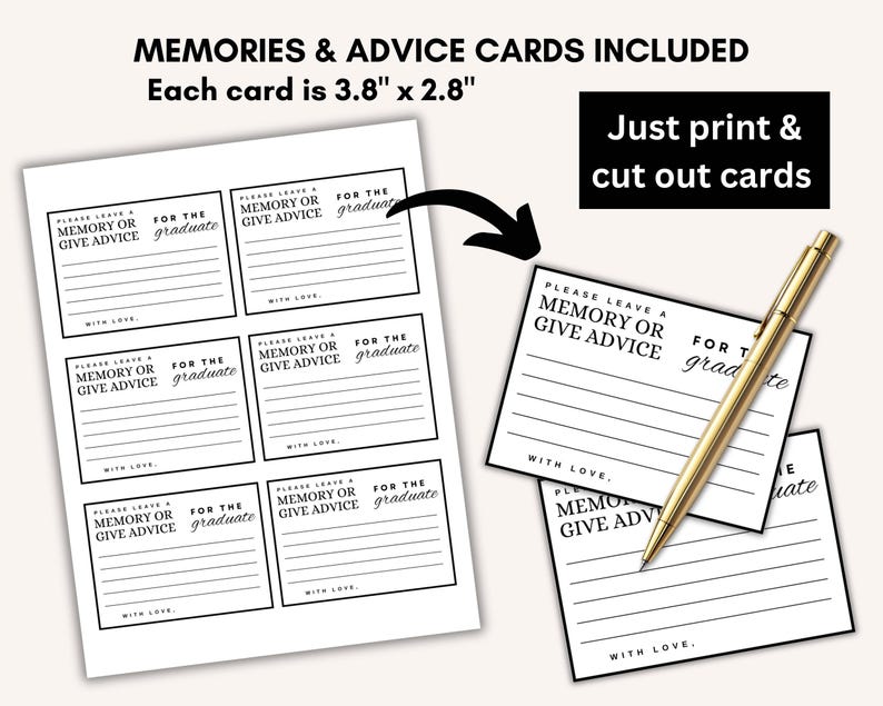 Graduation Party Sign Bundle Printable, Graduation Party Welcome Sign ...