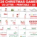 Christmas Game Bundle, Printable Christmas Games, Christmas Word Games ...