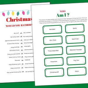 Christmas Game Bundle, Printable Christmas Games, Christmas Word Games ...