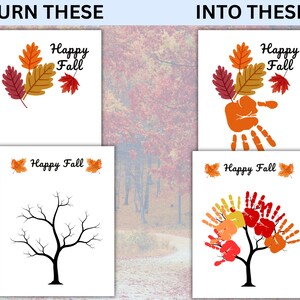 Fall Handprint Art Craft for Preschool and Daycare, Autumn Handprint ...