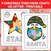 Christmas Torn Paper Craft, Christmas Cut and Paste Craft for Daycare ...