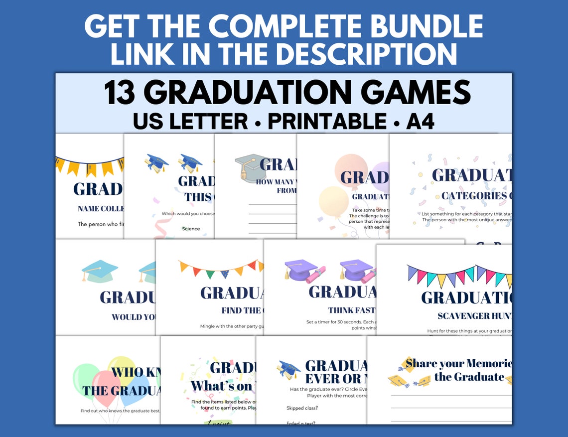 Graduation Scavenger Hunt, Treasure Hunt, Graduation Party Games ...