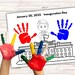 Inauguration Day Handprint Art, Fingerprint Art, Kids and Toddlers ...