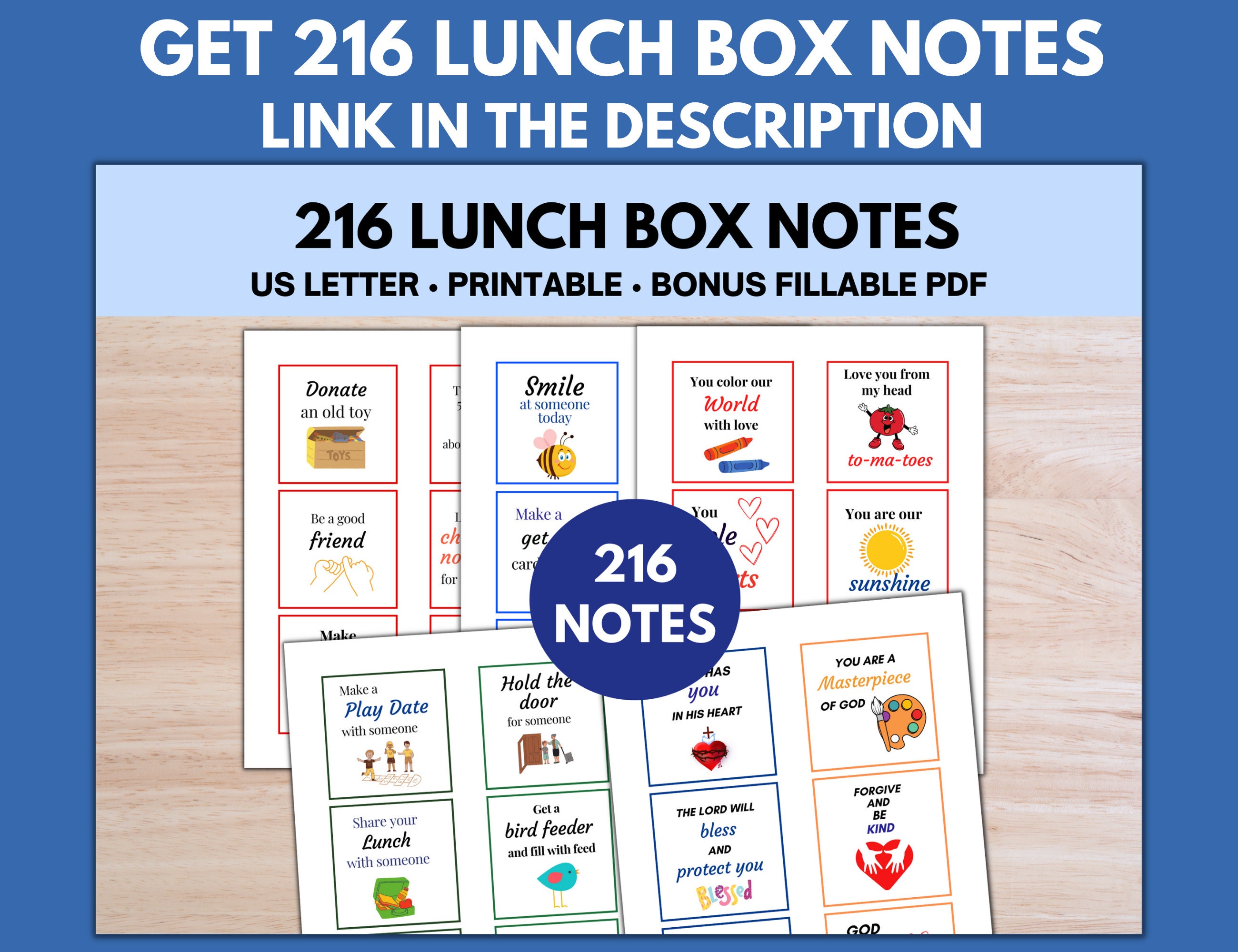 Cool Facts Lunch Box Notes for Kids, Lunchbox Notes, Lunch Notes, Lunch ...