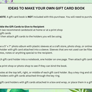 Printable Gift Card Book for Christmas, Christmas Gift Card Holders ...